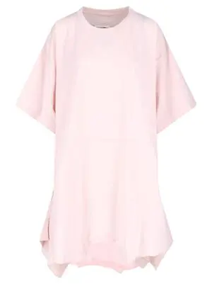 MAISON MARGIELA Lightweight 100% Cotton Midi Dress For - Pink
