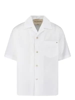 Valentino Garavani Lightweight 100% Cotton Shirt - White