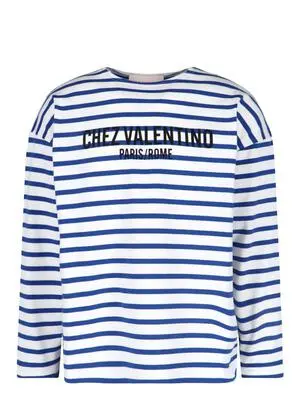 Valentino Garavani S 100% Cotton T-shirt - Blue