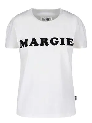 MAISON MARGIELA Graphic Logo T-shirt - White