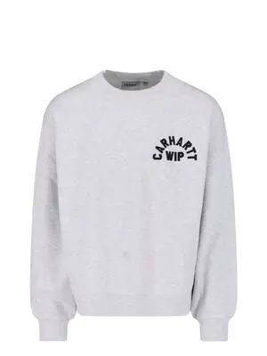 Carhartt Work In Progress CARHARTT WIP Workwear-Inspired Cotton Blend Crewneck Sweater Grey