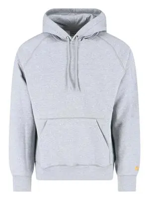 Carhartt Work In Progress Cotton-poly Hooded Pullover - Grey