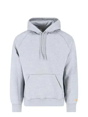Carhartt Work In Progress Cotton-poly Hooded Pullover - Grey