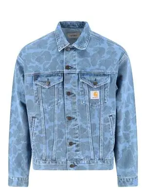 Carhartt Work In Progress Camouflage Pattern Cotton Jacket - Blue
