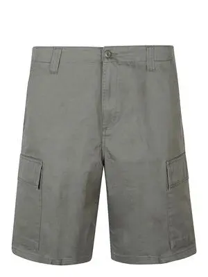 Carhartt Work In Progress CARHARTT WIP Cotton Bermuda Shorts With Logo Patch Green