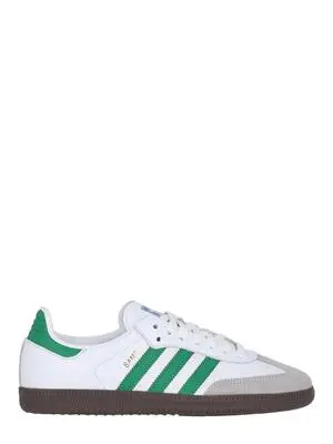 Adidas 100% Leather Sneakers - White