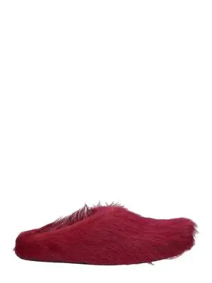 Marni Calf Hair Sandals - Red