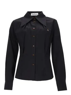 VIVIENNE WESTWOOD Vivienne Westwood Cotton Button-Front Shirt Black