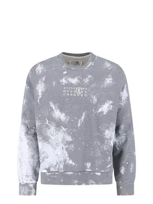 MAISON MARGIELA Zip Up Stand Collar Sweatshirt - Grey
