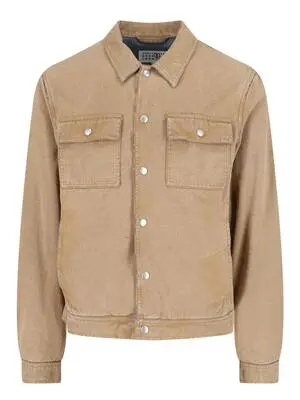 MAISON MARGIELA MM6 Maison Margiela Cotton Jacket With Polyurethane Coating