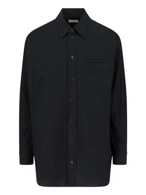 LEMAIRE 100% Cotton Shirt - Black