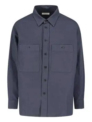 LEMAIRE 100% Cotton Shirt - Blue