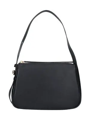 Tory Burch Leather Shoulder Handbag - Black