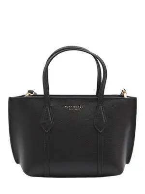 Tory Burch Mini Leather Tote Handbag - Black