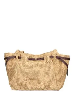 Tory Burch Monogram Jacquard Tote Bag - Beige
