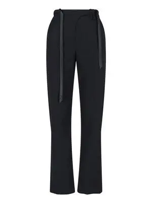 DIESEL® Wool-blend Stretch Comfort Trousers - Black