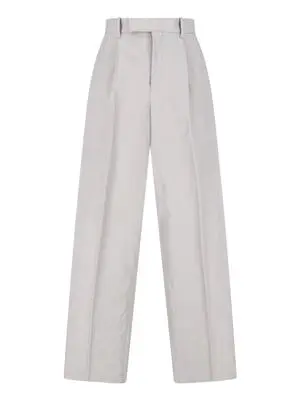 JIL SANDER Tailored Wide-leg Trousers - Grey