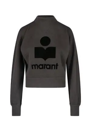 MARANT ETOILE Logo Sweatshirt - Black