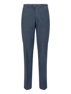 Incotex Stretch Cotton Trousers - Blue