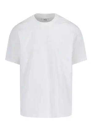 Y3 Crewneck Cotton T-shirt - White
