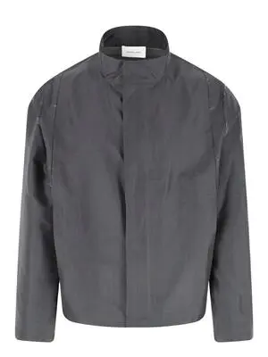 BERNER KUHL Stand Collar Zip Front Jacket - Grey