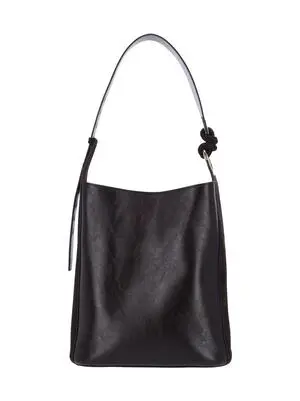 ANYA HINDMARCH Leather Handbag With Turn Lock - Brown