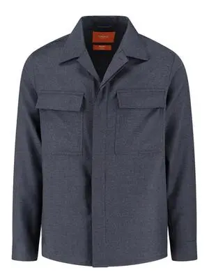 CRUNA Overshirt Jacket With Chest Pockets - Grey