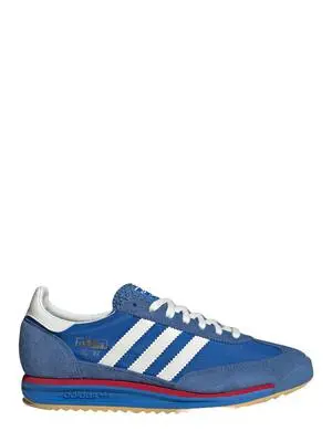 Adidas Leather Lace-up Sneakers - Navy