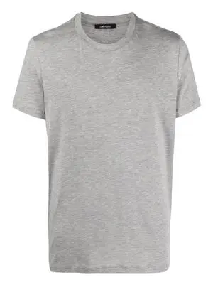 TOM FORD Regular Fit Cotton-modal Stretch T-shirt Underwear - Grey