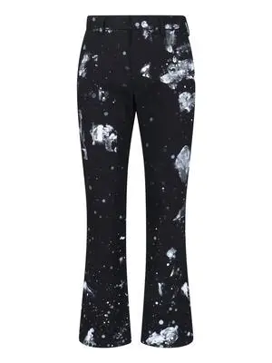 GALLERY DEPT. Black Paint Splatter Trousers - Blue