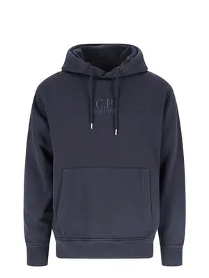 C.P. COMPANY 100% Cotton Crewneck Sweater - Blue
