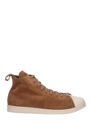 ADIDAS ORIGINALS BY WALES BONNER Leather Lace-up High-top Sneakers - Brown