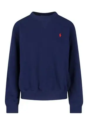 Polo Ralph Lauren Ribbed Crewneck Sweater - Blue