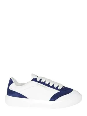CASABLANCA CASABLANCA Del Mar Leather & Textile Low Top Sneakers