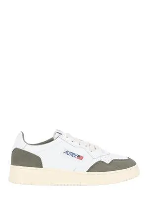 AUTRY Leather & Suede Sneakers - White