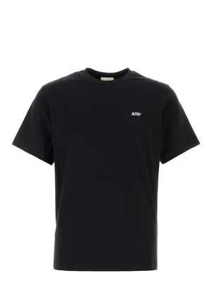AUTRY 100% Cotton T-shirt - Black