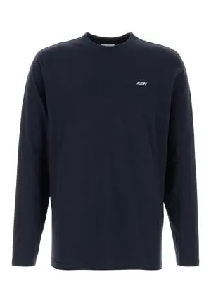 AUTRY 100% Cotton T-shirt - Blue