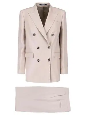 TAGLIATORE Tagliatore Italian Linen Dress With Tailored Elegance