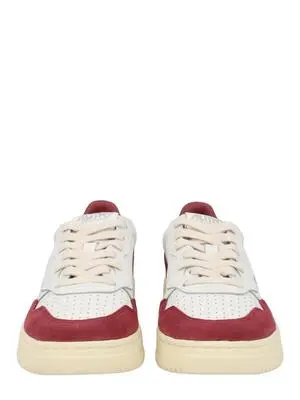 AUTRY Leather & Suede Lace-up Sneakers - Multicolour