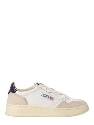 AUTRY Mini Medalist Low Top Sneakers - White