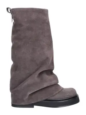 ATTICO THE ATTICO Zip-Front Suede Boots