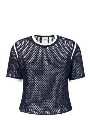 ADIDAS ORIGINALS BY WALES BONNER Cotton-blend Logo T-shirt - Blue