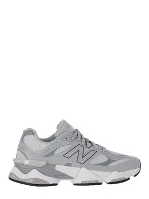NEW BALANCE Leather And Mesh Sneakers - Grey