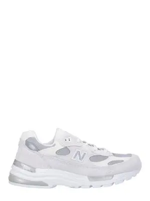 NEW BALANCE Suede And Mesh Sneakers With Pigskin Detail - Grey
