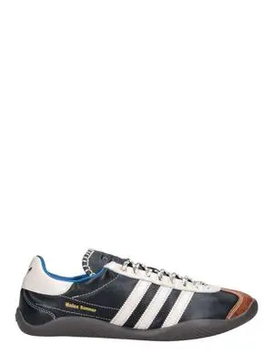 ADIDAS ORIGINALS BY WALES BONNER Premium Leather Lace-up Sneakers - Black