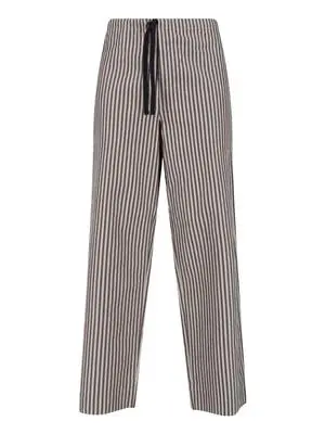 KAPTAIN SUNSHINE Cotton Tapered Trousers - Brown