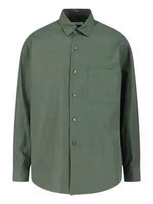 KAPTAIN SUNSHINE Cotton-silk Button-up Shirt - Green