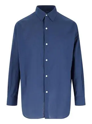 KAPTAIN SUNSHINE Kaptain-style 100% Cotton Shirt For - Blue
