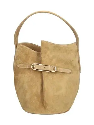LIFFNER Soft Cow Suede Shoulder Bag - Beige