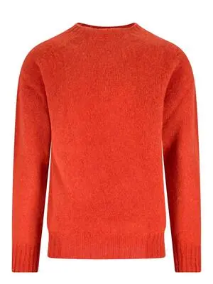 Howlin' Fine Wool Crew Neck Sweater - Orange